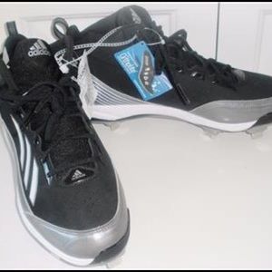 adidas | Shoes | Mens Black Adidas Power Alley Baseball Cleats 2 | Poshmark